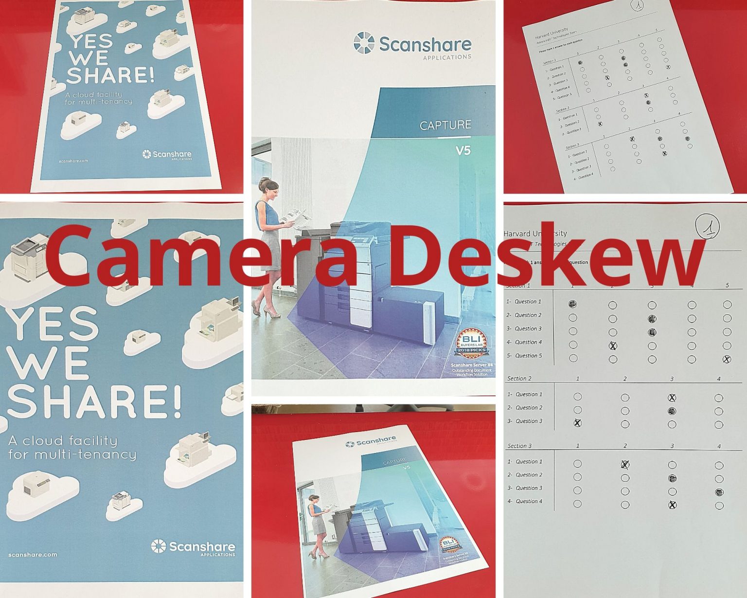 Camera Deskew – Scanshare Applications