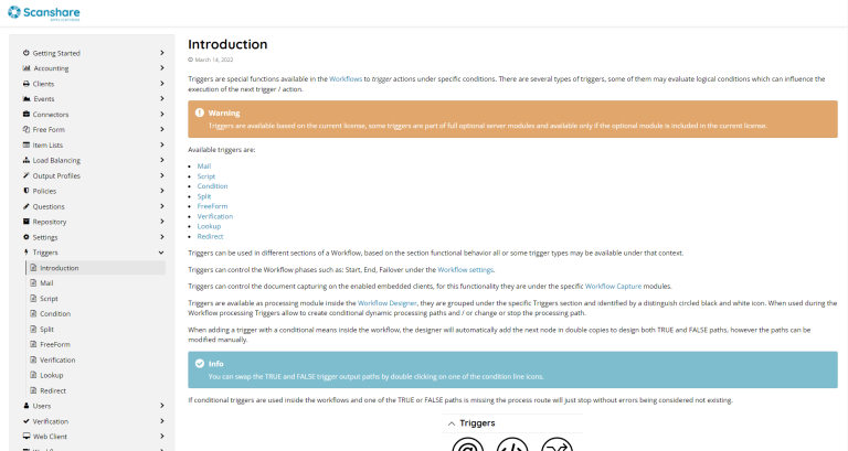 Help Center – Scanshare Applications